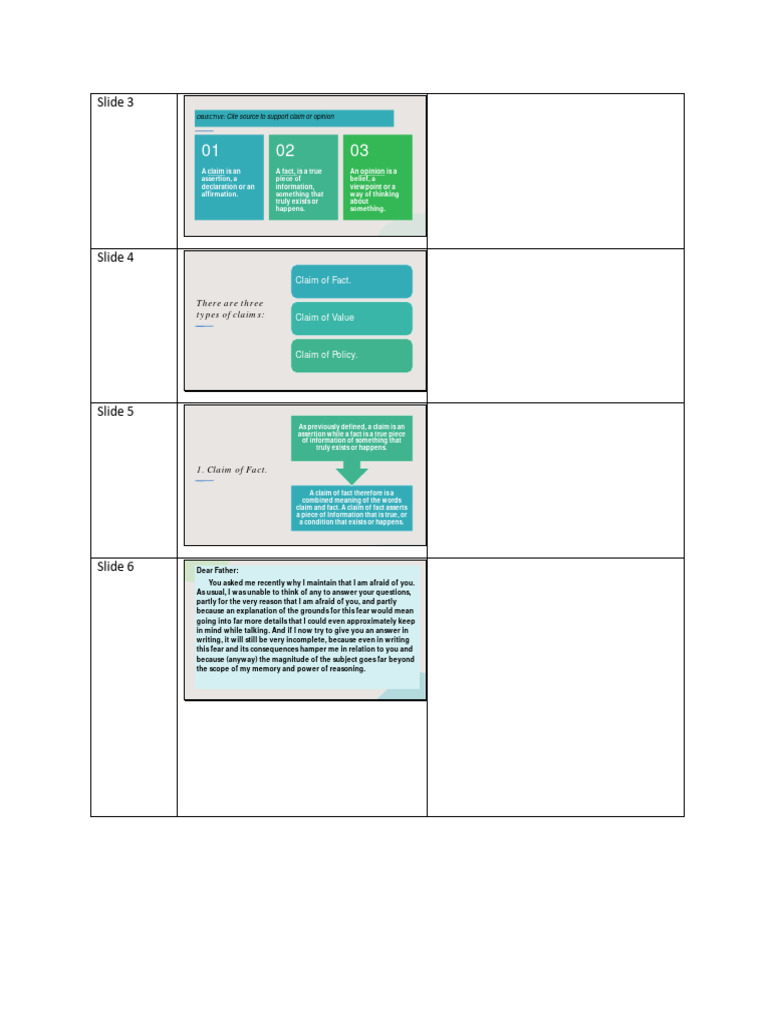 Claims Facts Opinion | PDF | Social Media | Popular Culture & Media Studies