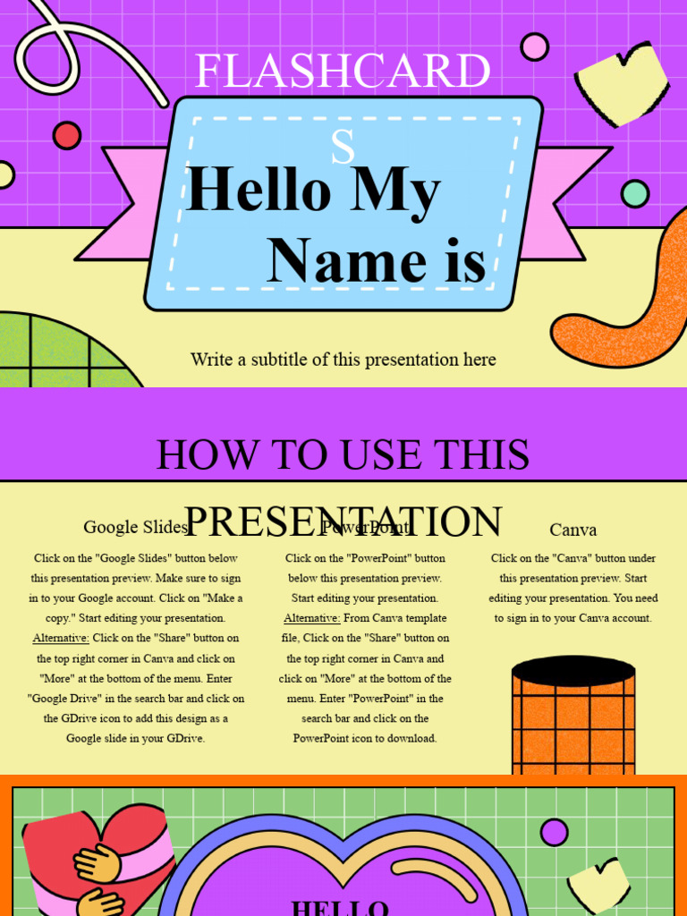 Pop Illustrated Hello My Name Is Flashcards | PDF | Computing | Software