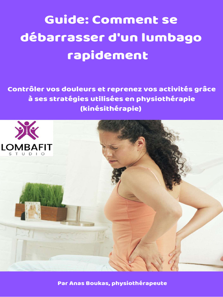 Soulager rapidement le lumbago | PDF | Bien-être | Mode de vie