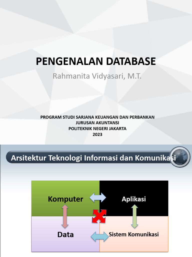 Pengantar Database | PDF | Relational Model | Relational Database