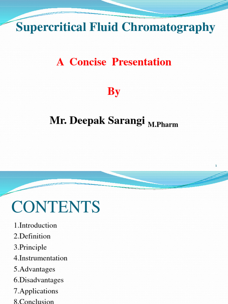 Supercritical Fluid Chromatography Guide | PDF | Chromatography ...