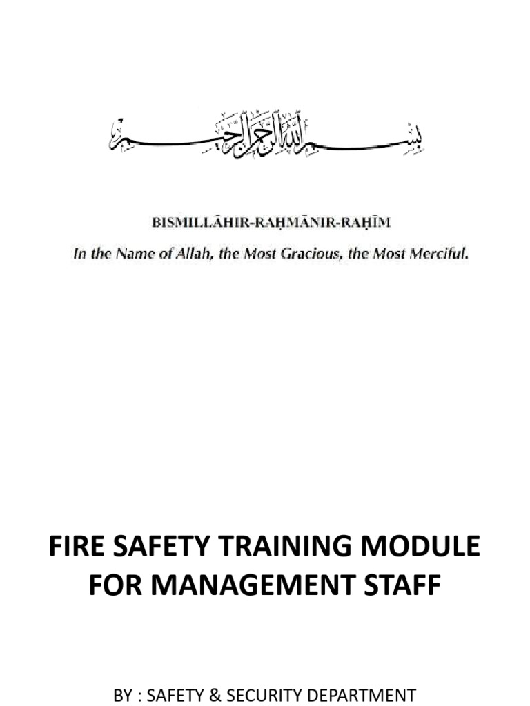 Fire Safety Training Code Red Green | PDF | Fires | Fire Safety