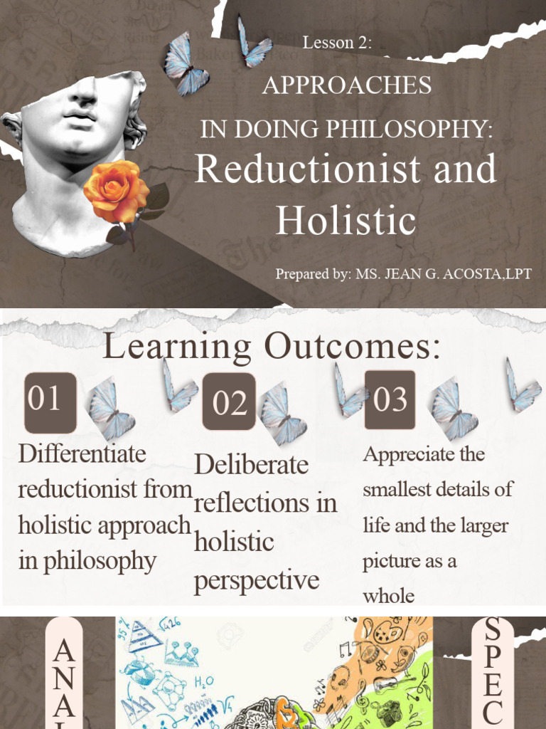 Reductionist vs Holistic Philosophy | PDF | Reductionism | Holism