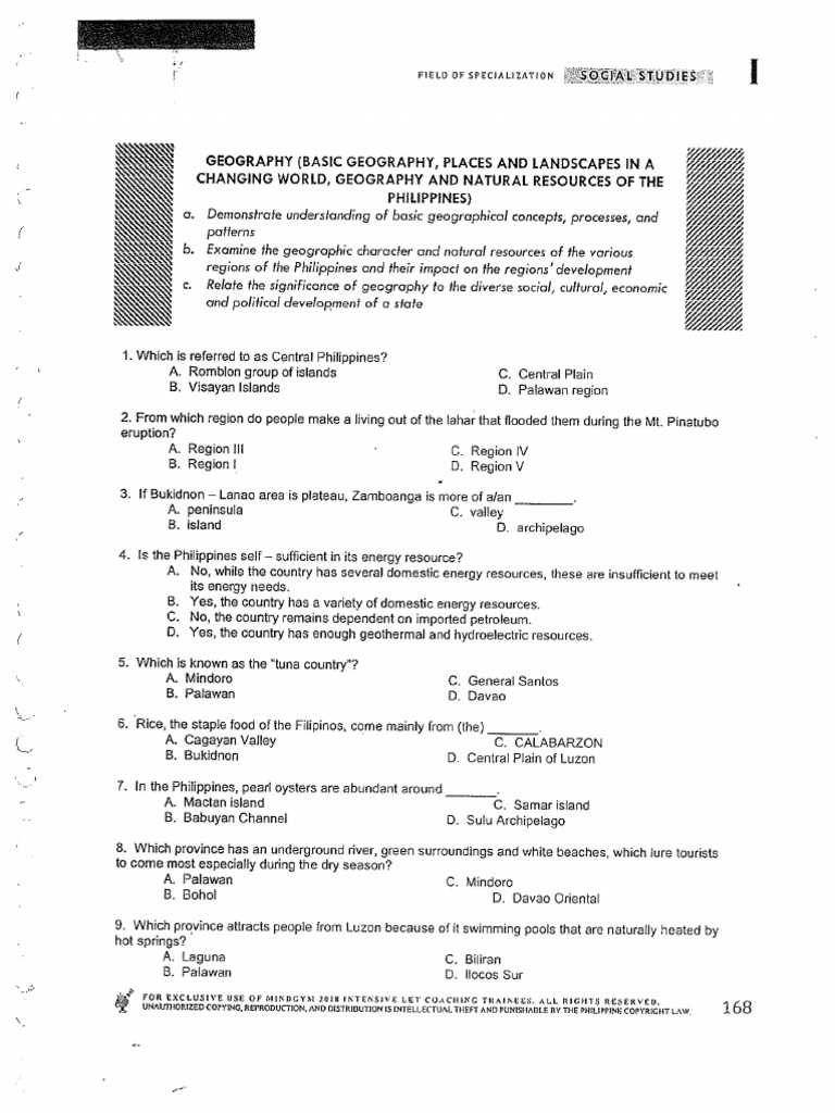 Geography 168-195 (P9) | PDF