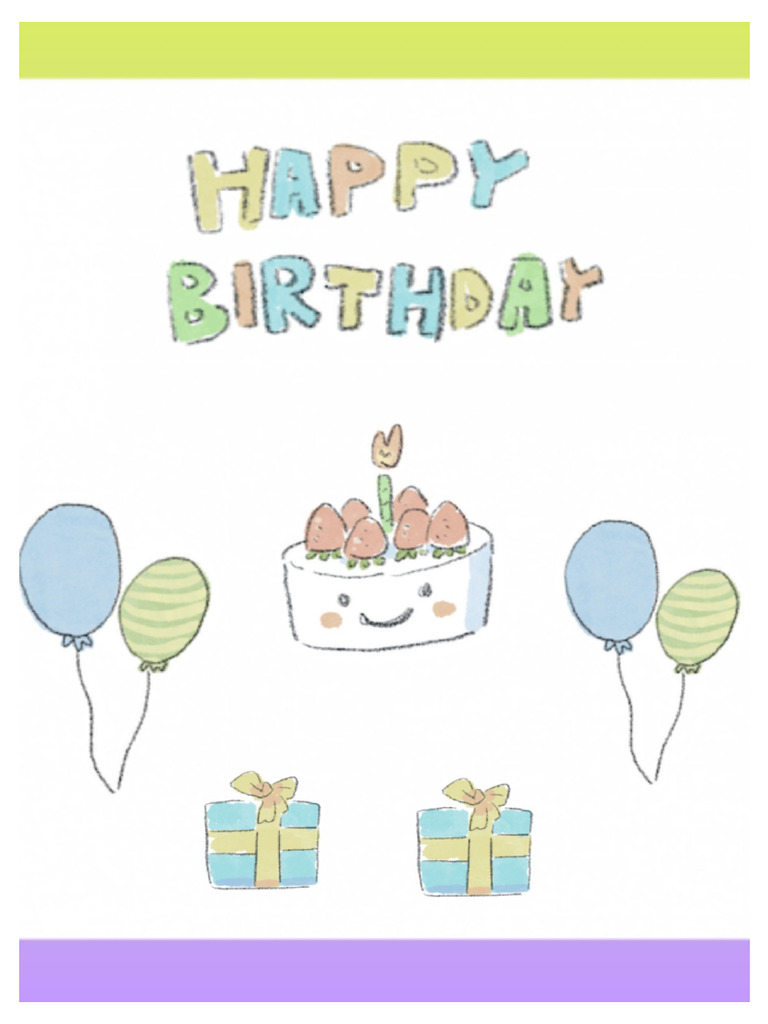 Stickers happy birthday | PDF