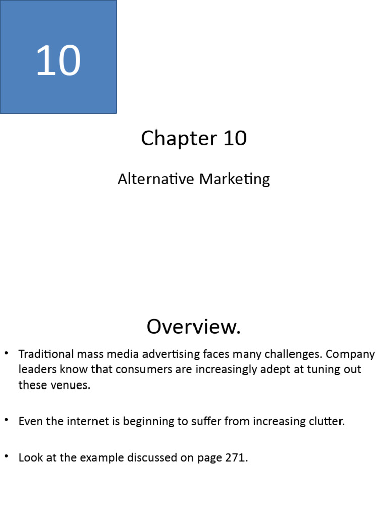 Chapter 10 | PDF | Retail | Advertising