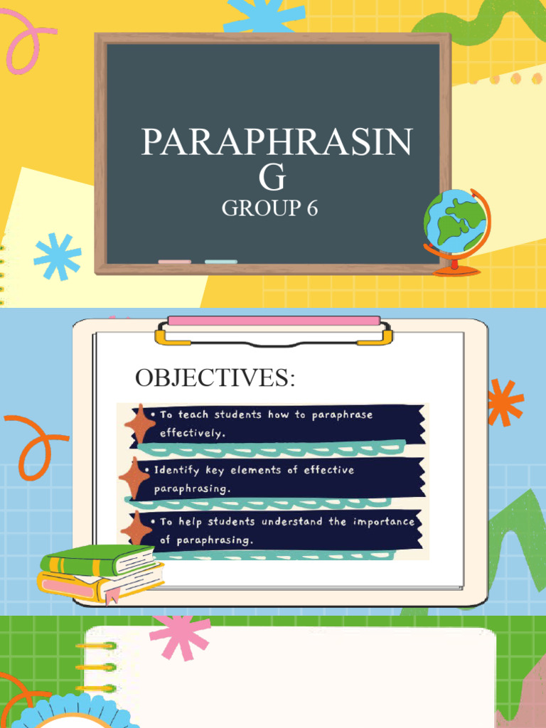 GROUP 6 Paraphrasing | PDF