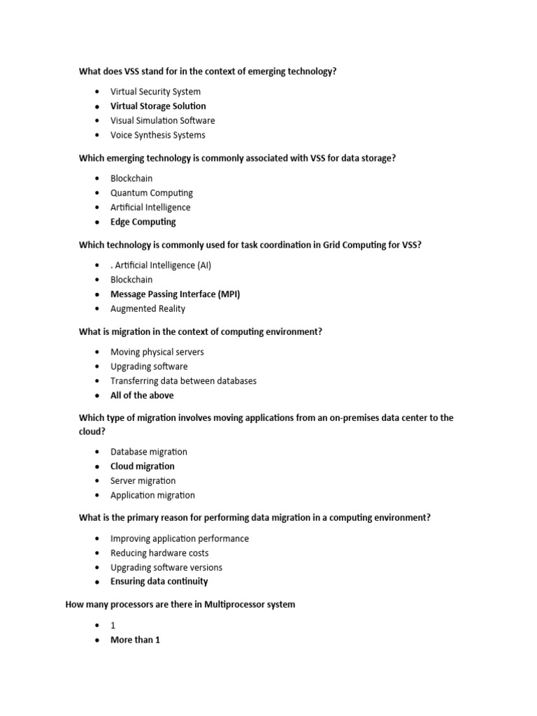 Question Mcqs | PDF | Virtual Machine | Computer Data Storage
