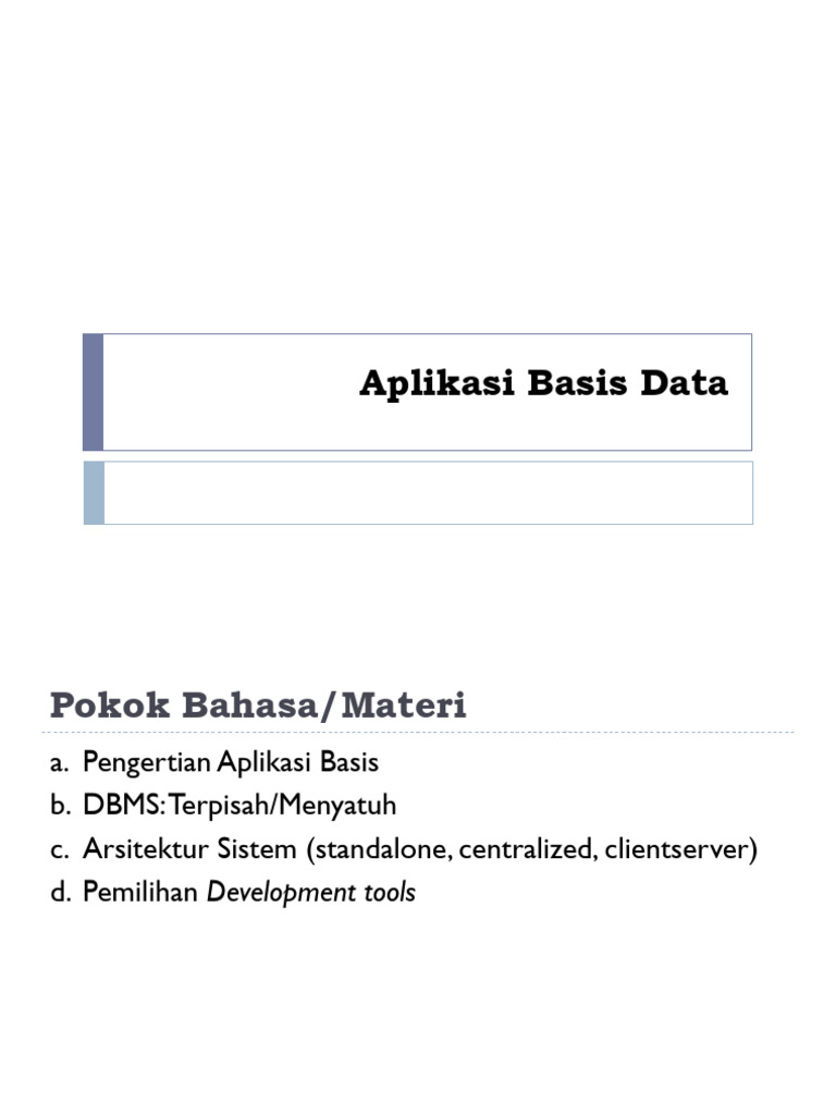 Dtbs_14_Aplikasi_Basis_Data | PDF