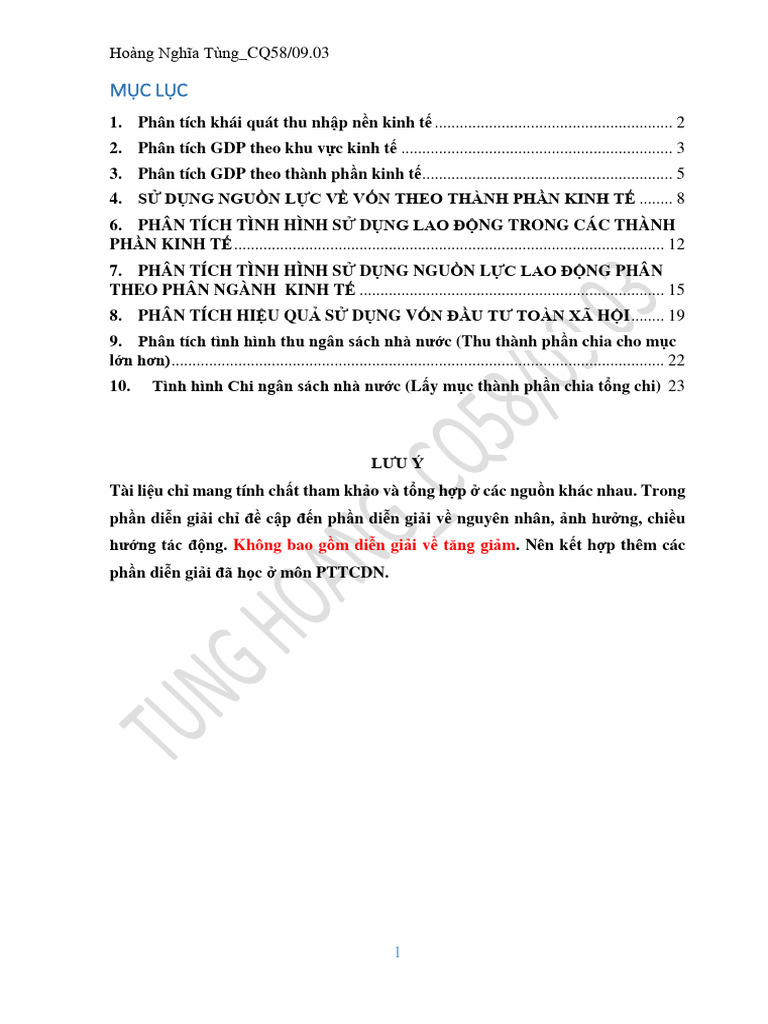 Các dạng thi trọng tâm PTKT | PDF