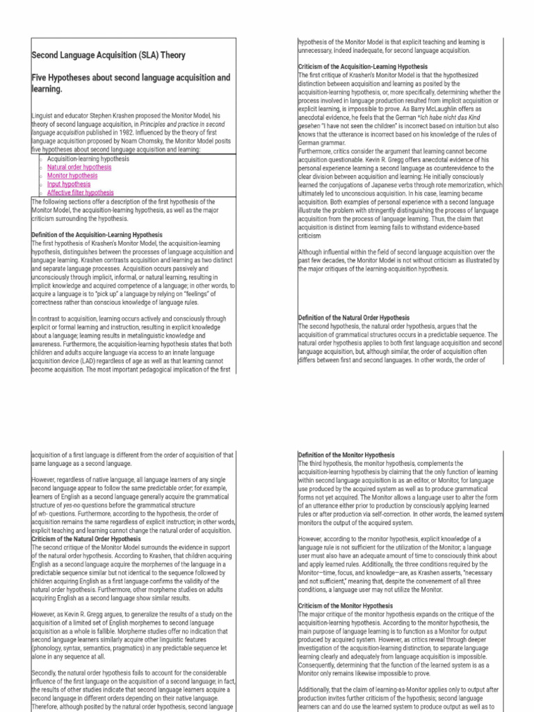 Sla Theory To Print Pdf