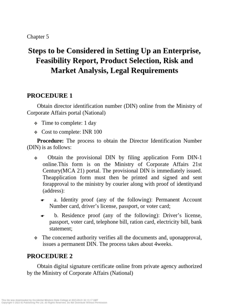 Entrep | PDF | Feasibility Study | Risk