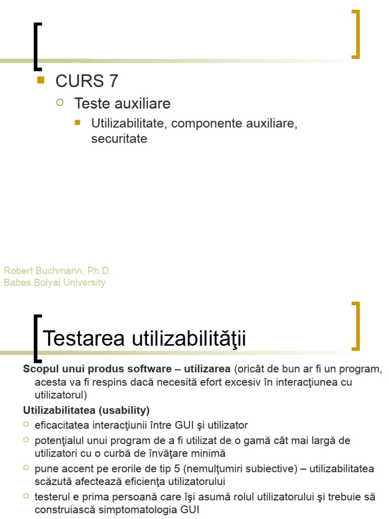 Curs 7 | PDF