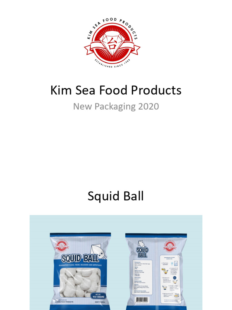 Kim Sea Food Products New Packaging 2020 | PDF