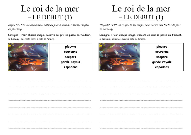 Le Roi de La Mer - Mise en Texte Et Edition 01 | PDF