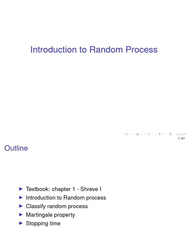 2-Intro Random Process | PDF | Stochastic Process | Randomness