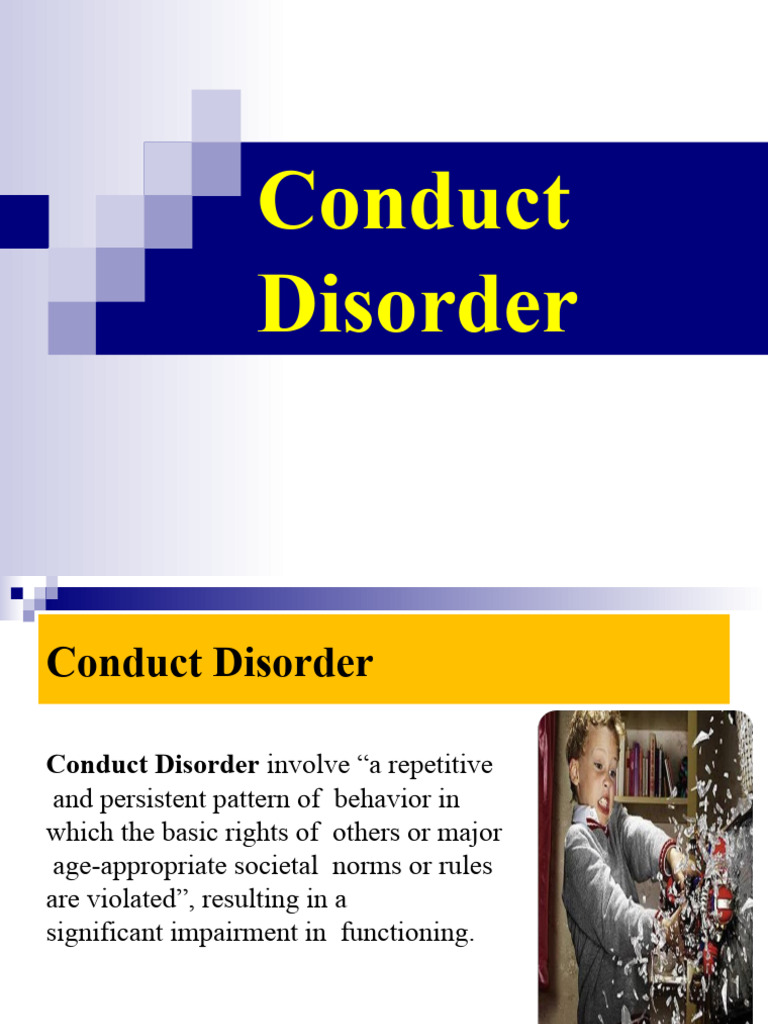 Conduct Disorder | PDF | Mental Disorder | Antisocial Personality Disorder