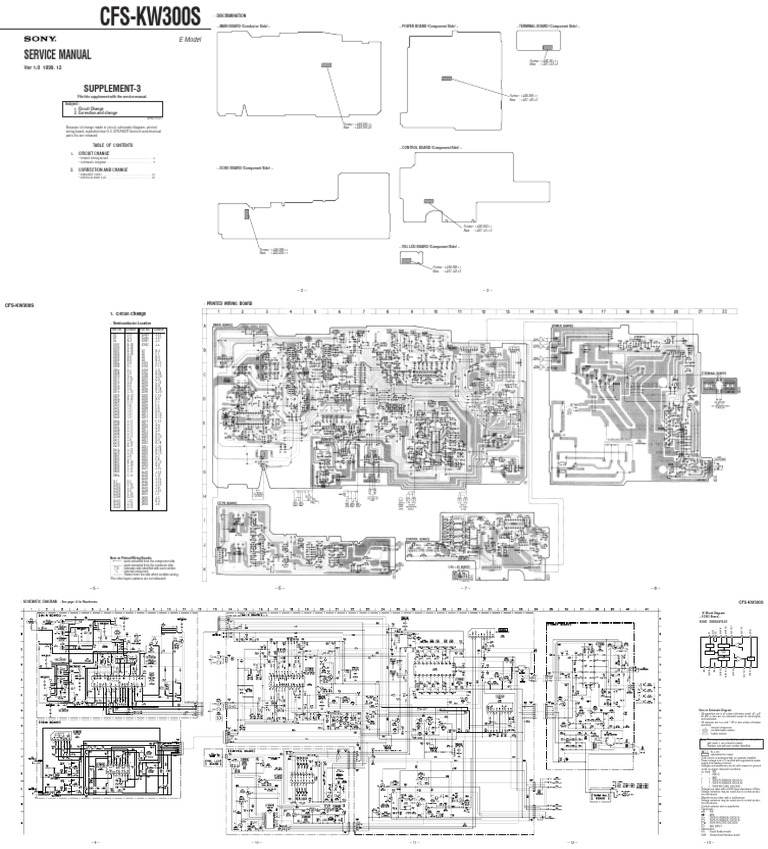 Sony Cfs | PDF | Resistor | Electrical Engineering