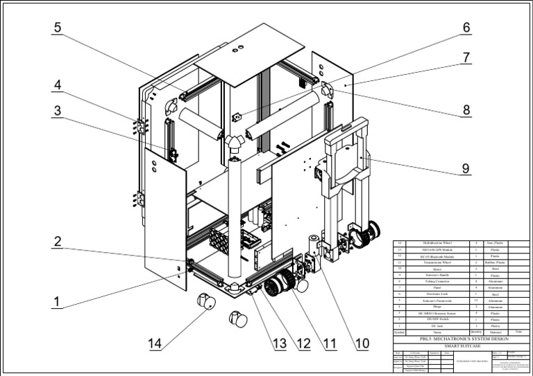 Exploded-View Drawing | PDF | Vehicles | Manufactured Goods