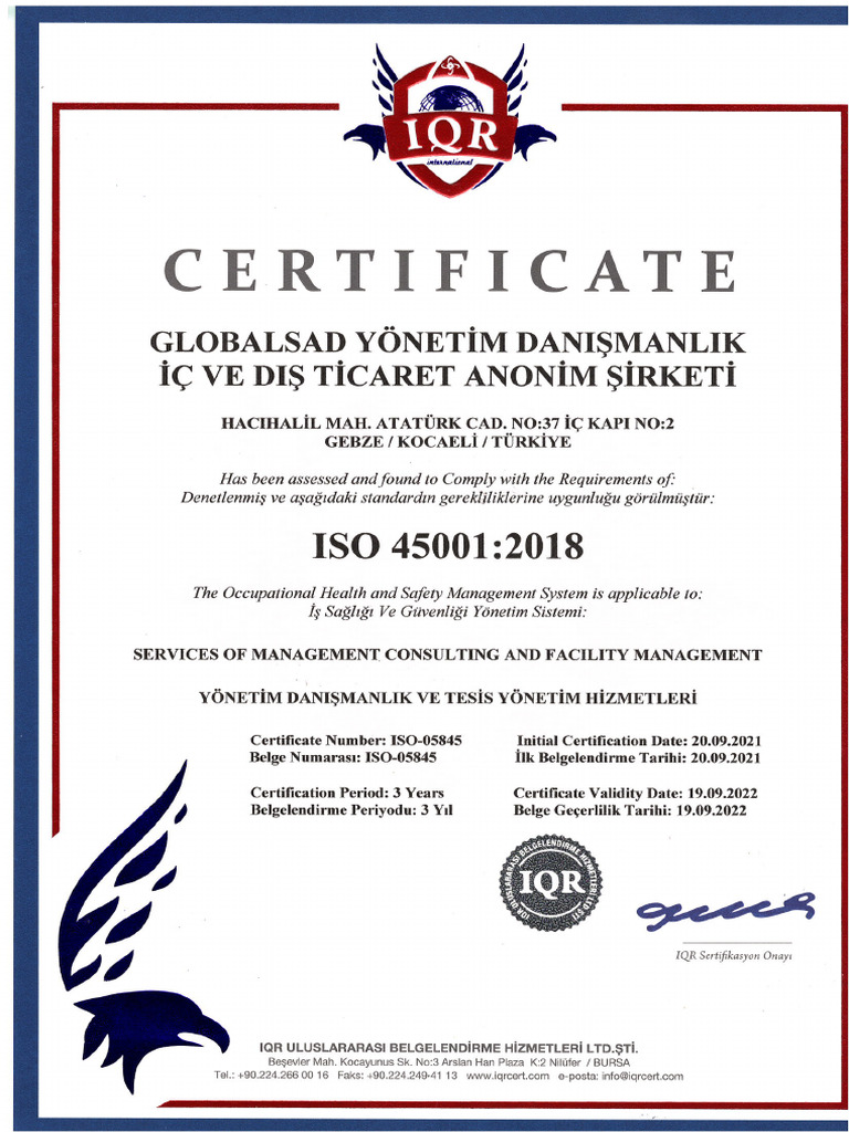 Iso 45001 Belge | PDF