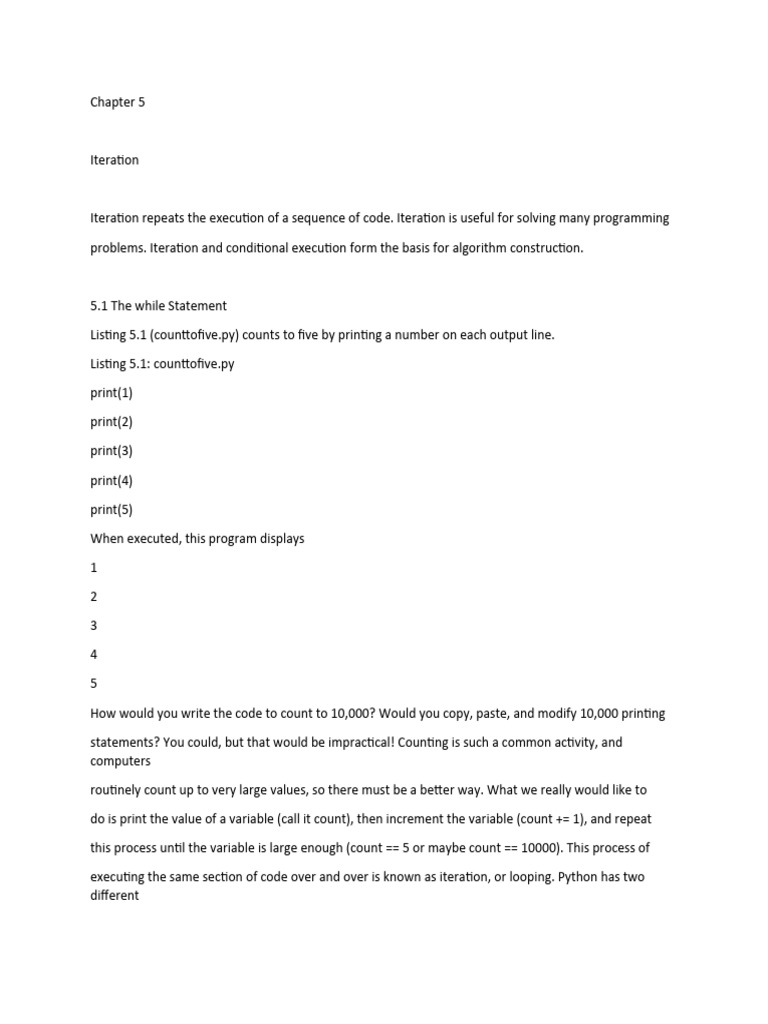 Python Download Free Pdf Control Flow Iteration 0525