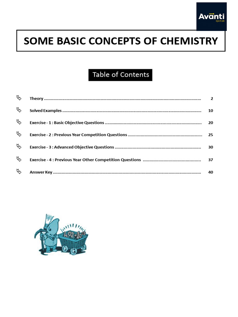 Some Basic Concept of Chemistry Ques | Download Free PDF | Stoichiometry | Mole (Unit)
