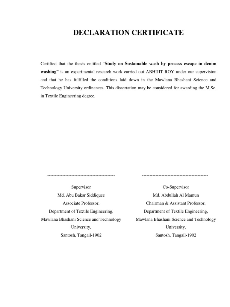 4.......Declaration certificate | PDF