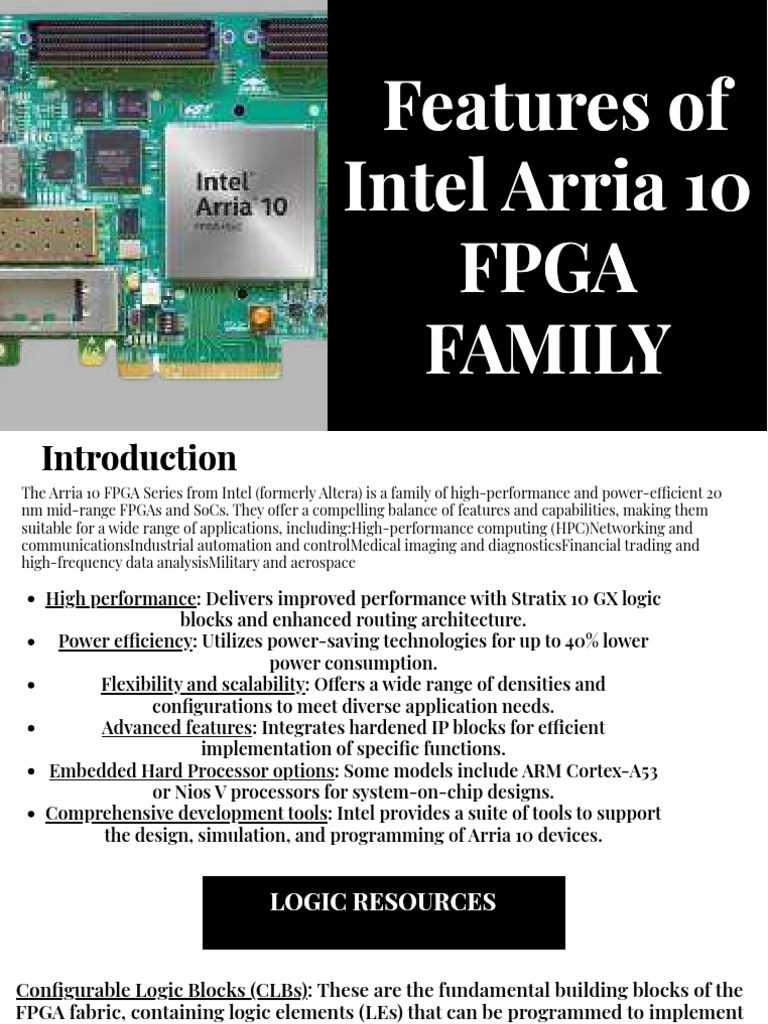 arria-10-fpga-slide | PDF | Field Programmable Gate Array | Computer Data