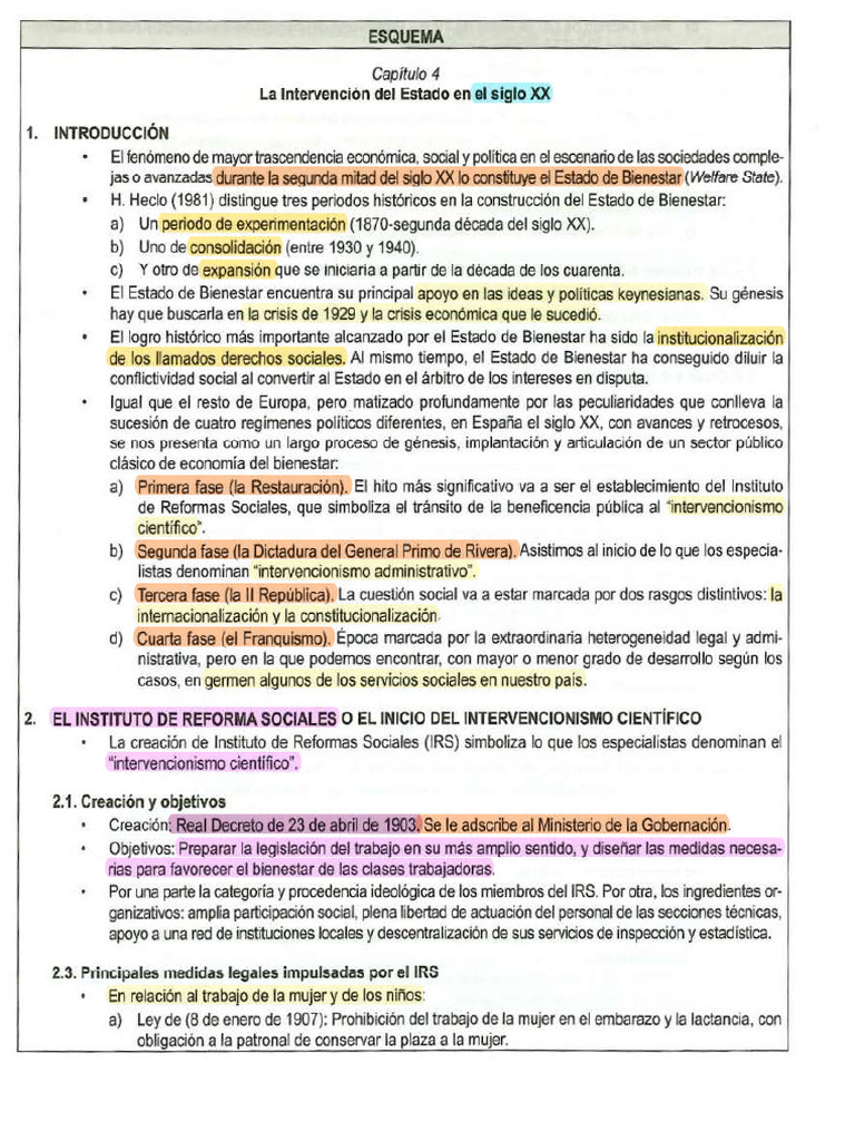 Resumen Libro Introducción Servicios Sociales TEMA 4 (Subrayado) UNED | PDF
