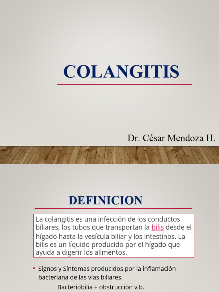 Signos y síntomas de colangitis | PDF | Salud y bienestar