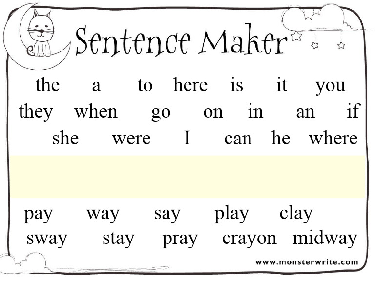 Sentence Maker | PDF