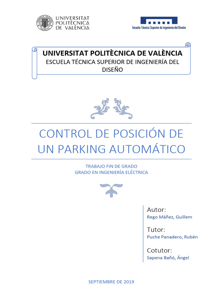 Rego - Control de Posición de Un Parking Automático. | PDF | Scada | Lenguaje de programación