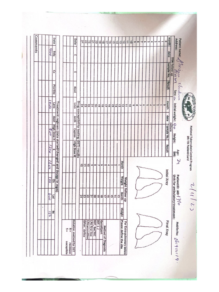 National Tuberculosis Control Program | PDF