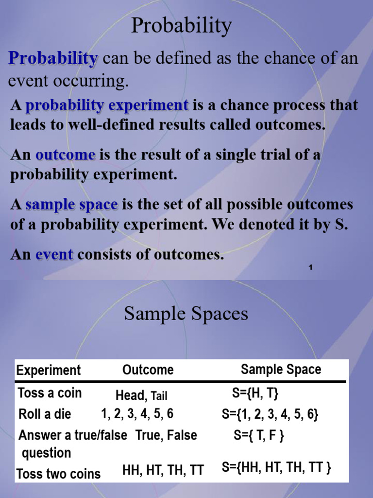 CH 4-1 | PDF | Probability | Mathematics