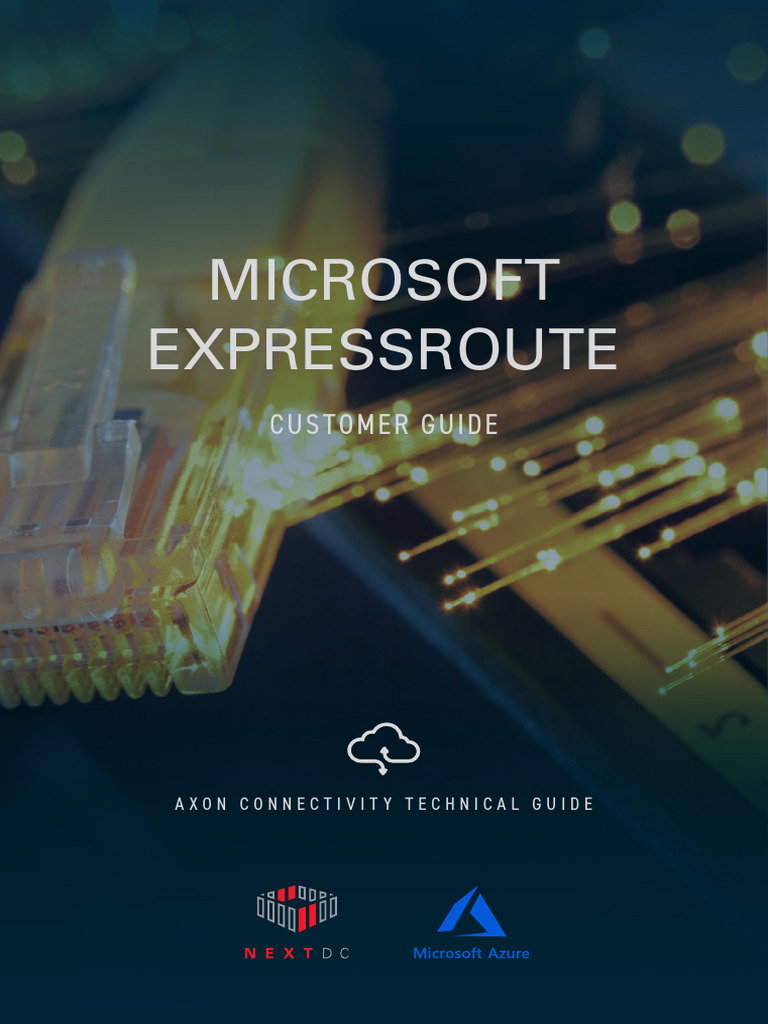 AXON ExpressRoute Customer-Guide Web | PDF | Ip Address | Computer Network