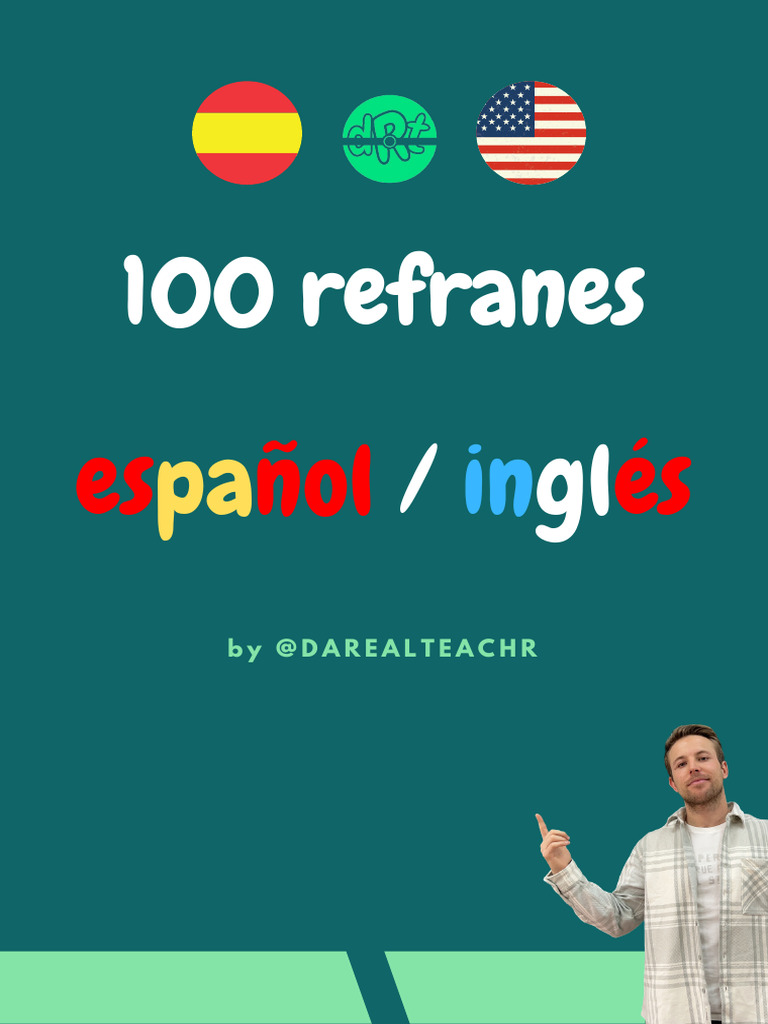 100 Refranes Españoles e Ingleses | PDF