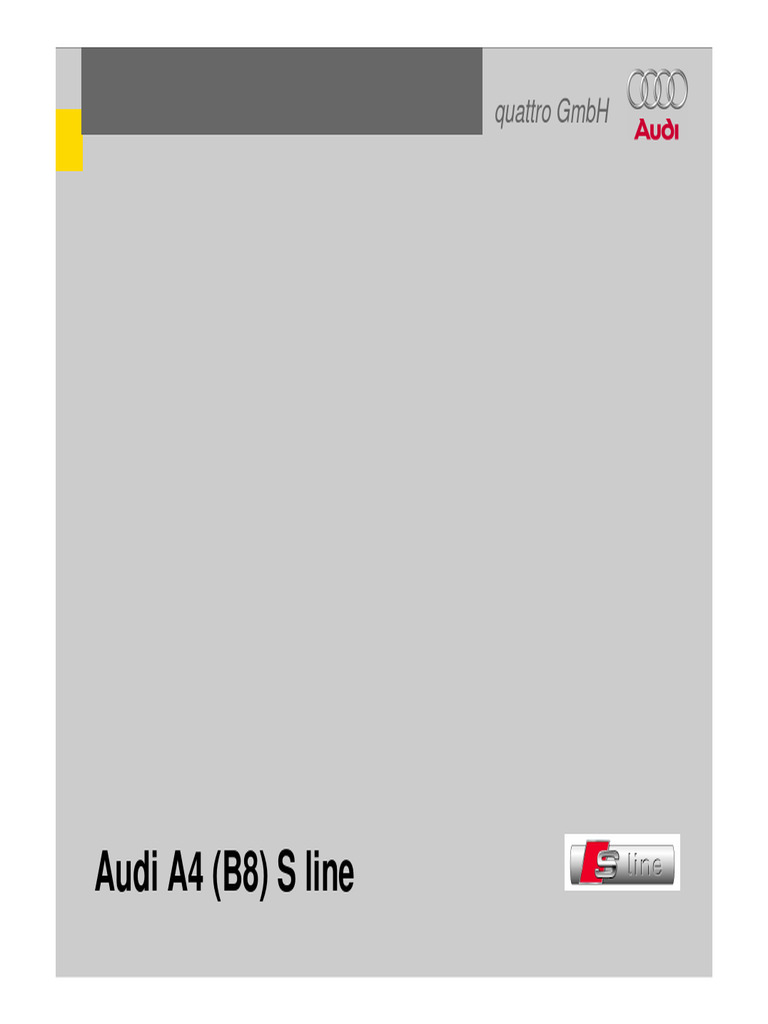 Audi A4 Features Guide | PDF | Front Wheel Drive Vehicles | Off Road ...