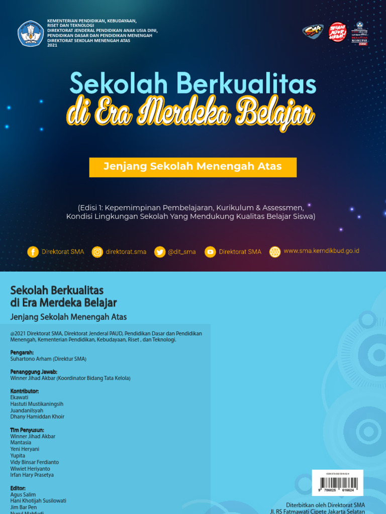 Sekolah Berkualitas Di Era Merdeka Belajar Jenjang SMA Compressed | PDF ...