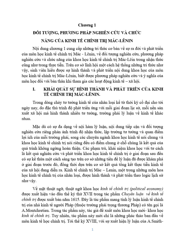 Giaotrinh KTCT | PDF