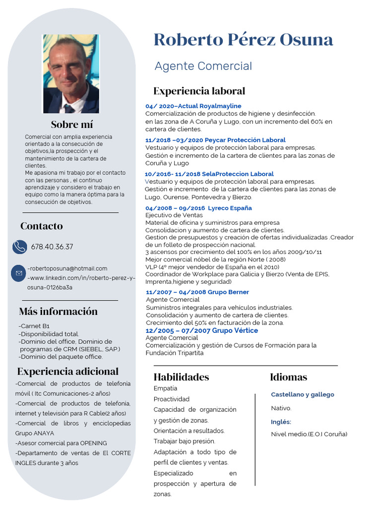 Curriculum Roberto Perez Osuna | PDF | Economias | Business