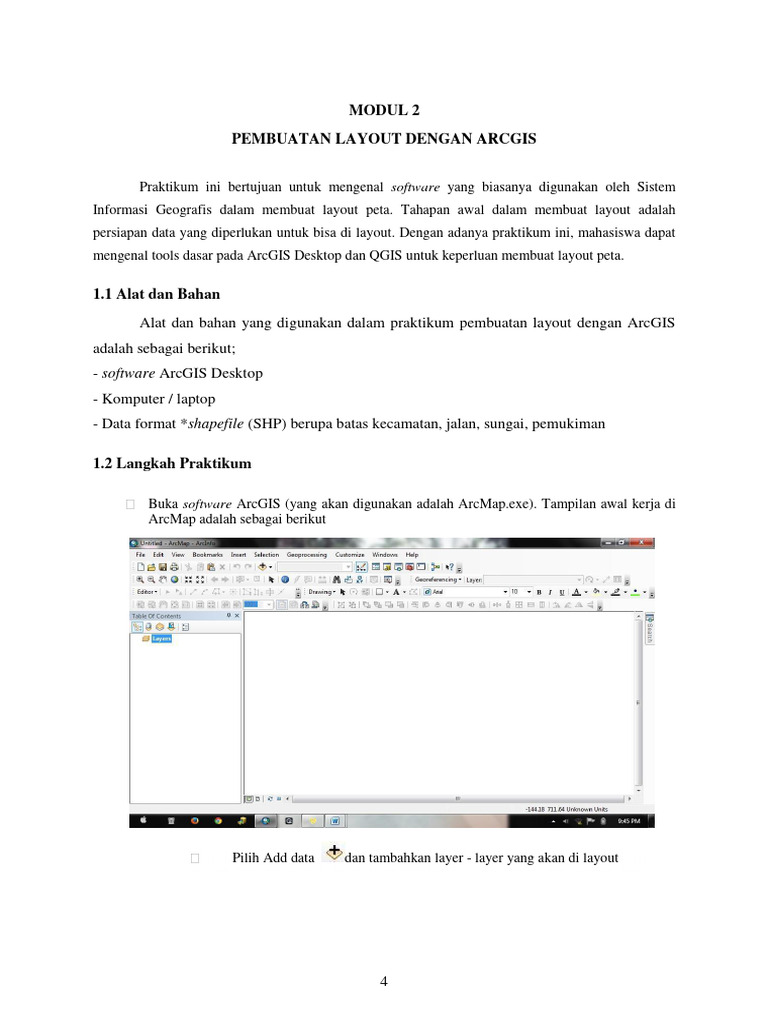 MODUL SIG - Membuat Layout | PDF
