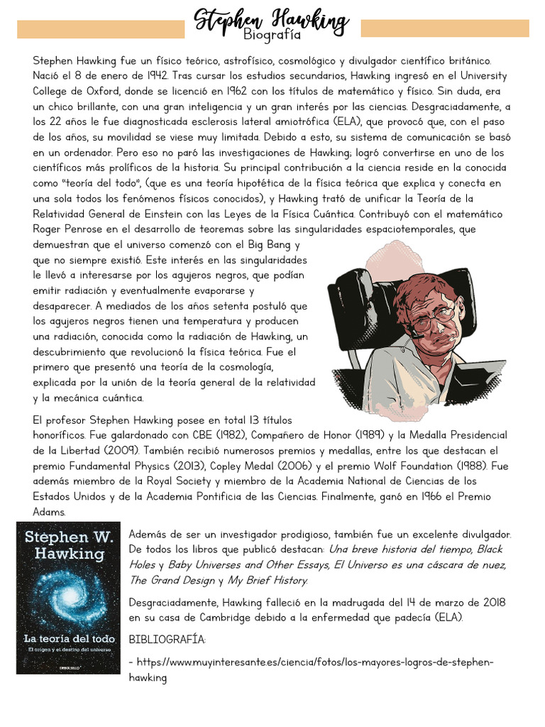 Stephen Hawking | PDF | Stephen Hawking | Física