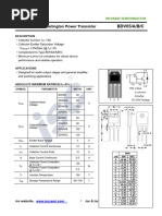 TO-3 Power Transistor Specifications | PDF | Bipolar Junction ...
