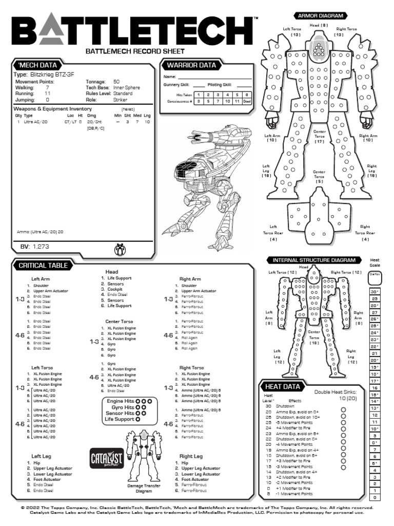 Blitzkrieg | PDF | Battle Tech