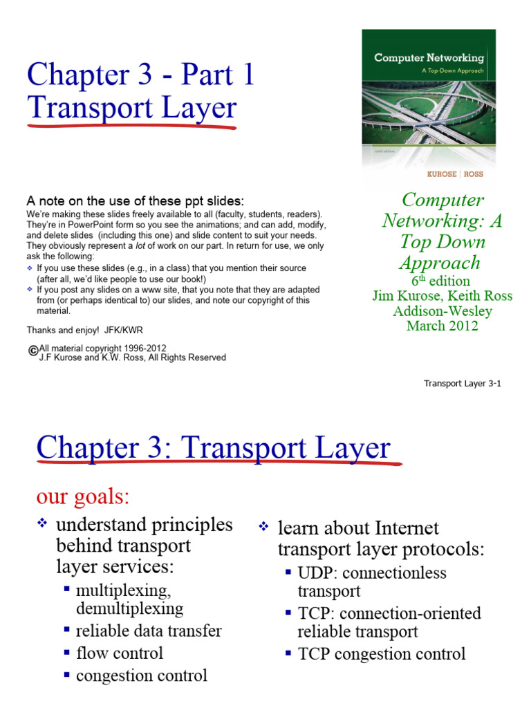 Chapter3 Part1 | Download Free PDF | Port (Computer Networking) | Internet Protocols