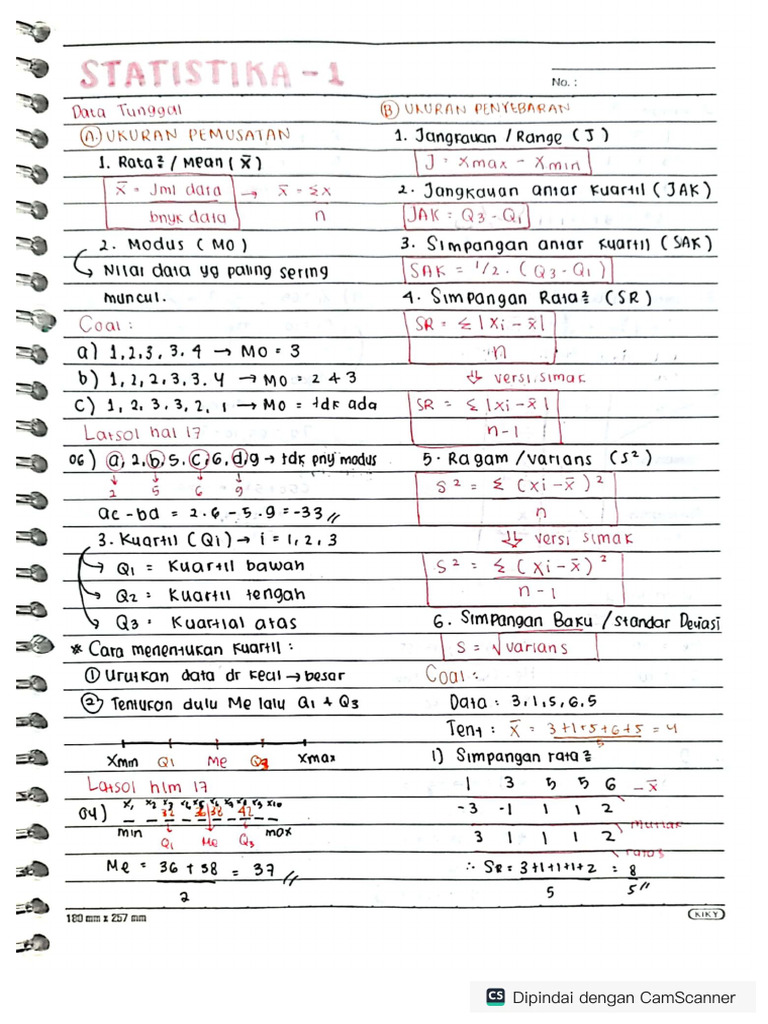 Catetan Math | PDF