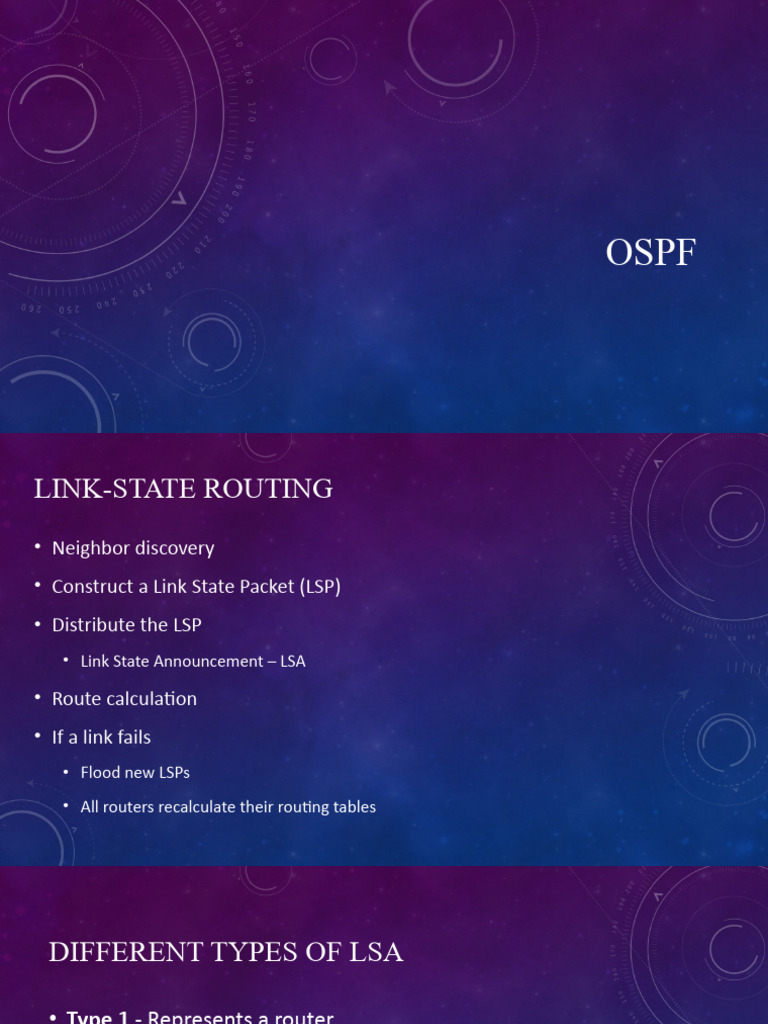 OSPF | PDF | Computer Science | Computer Engineering