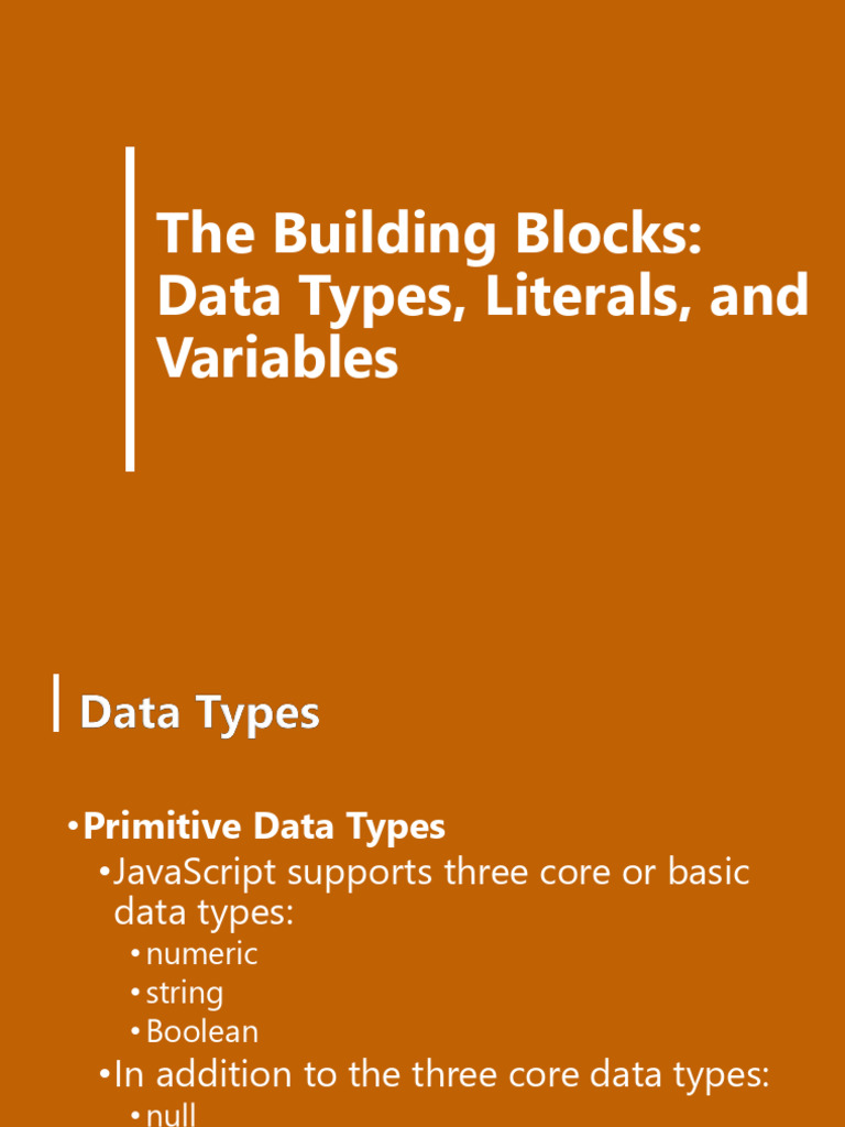 02 The BUilding Blocks | PDF 02 The BUilding Blocks | PDF
