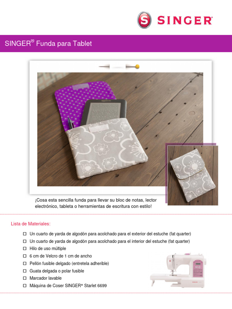 SINGER_Funda_Tablet | PDF