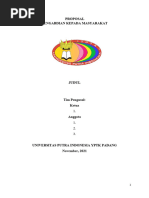 Contoh Proposal Pengabdian Kepada Masyarakat | PDF